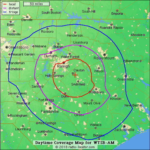 The Cross S. Raleigh (NC) WTSB AM 1090 / FM 105.5 Radio