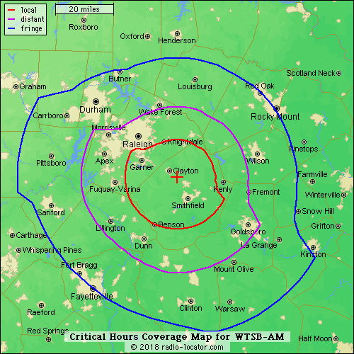The Cross S. Raleigh (NC) WTSB AM 1090 / FM 105.5 Radio